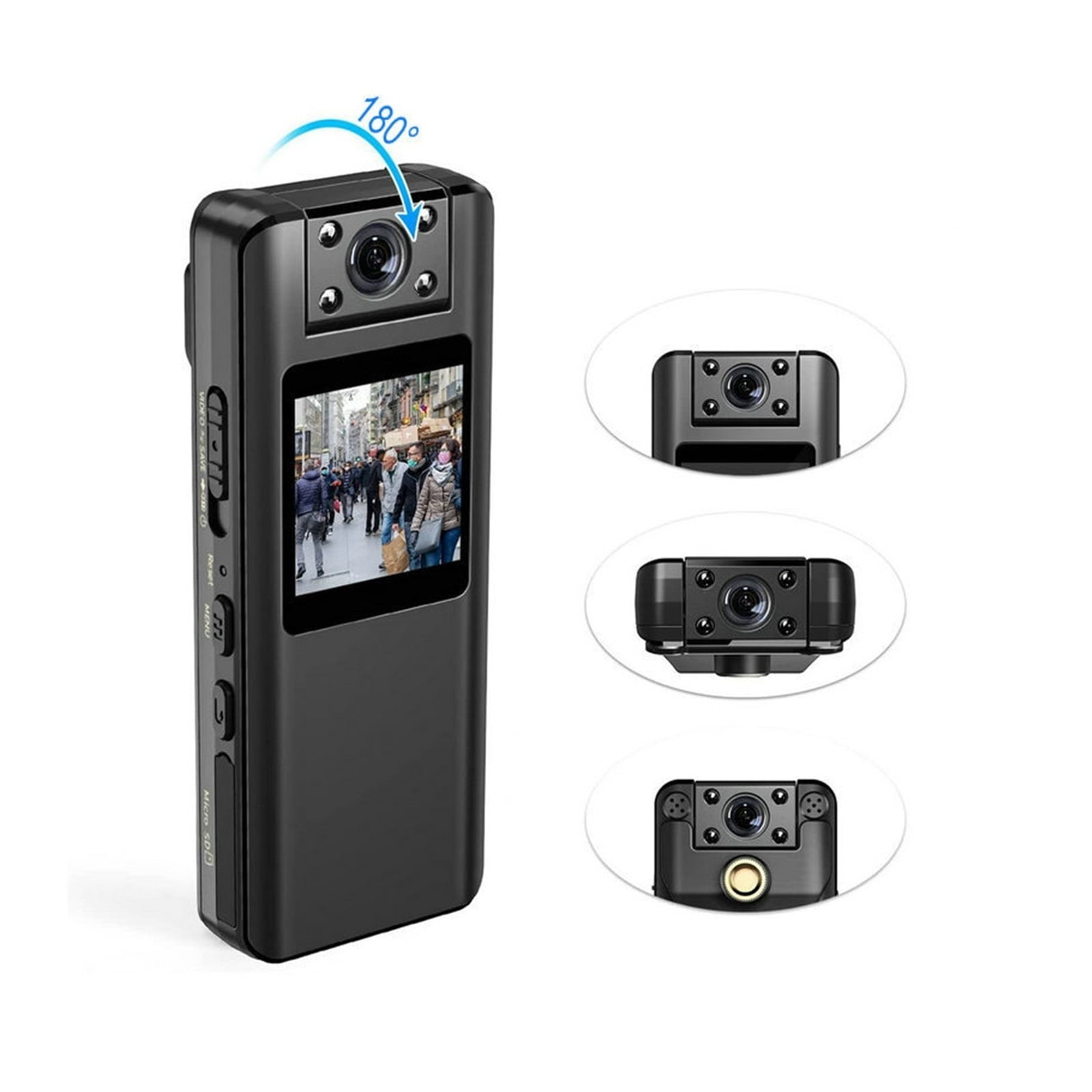 A22 1080P Infrared Night Vision Digital Mini Camera with LED Screen ...