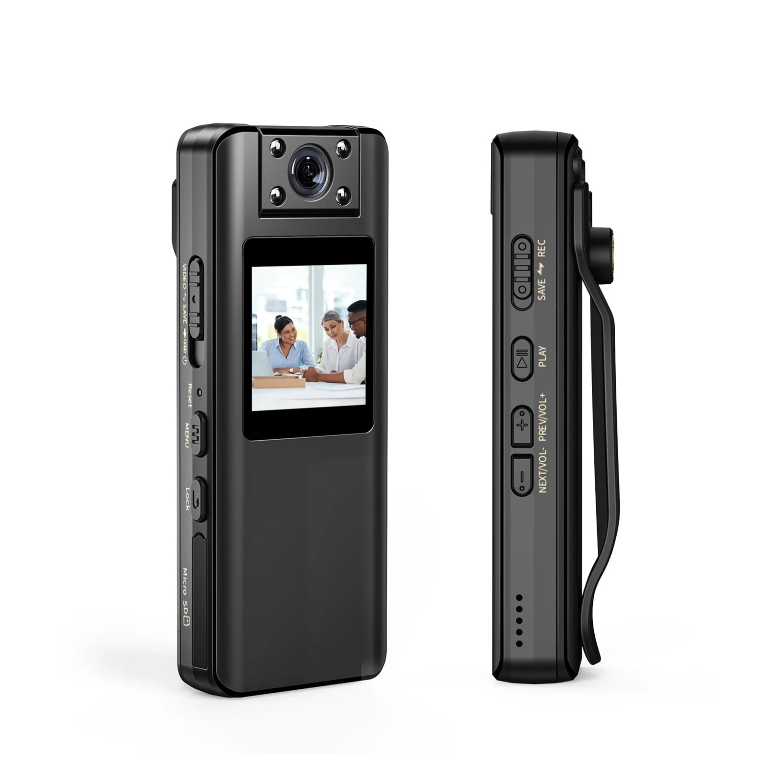 A22 Mini Body Camera 180 Degrees Rotatable Lens 1080P HD Small Body ...