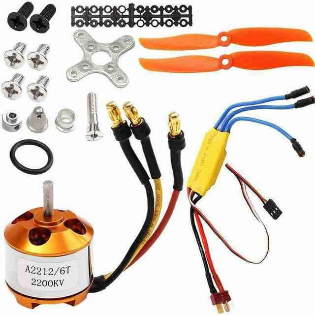 A2212 2200KV Brushless Motor + 30A ESC Kits For RC NEU 2024 Plan Tool R0Z3 - Walmart.com