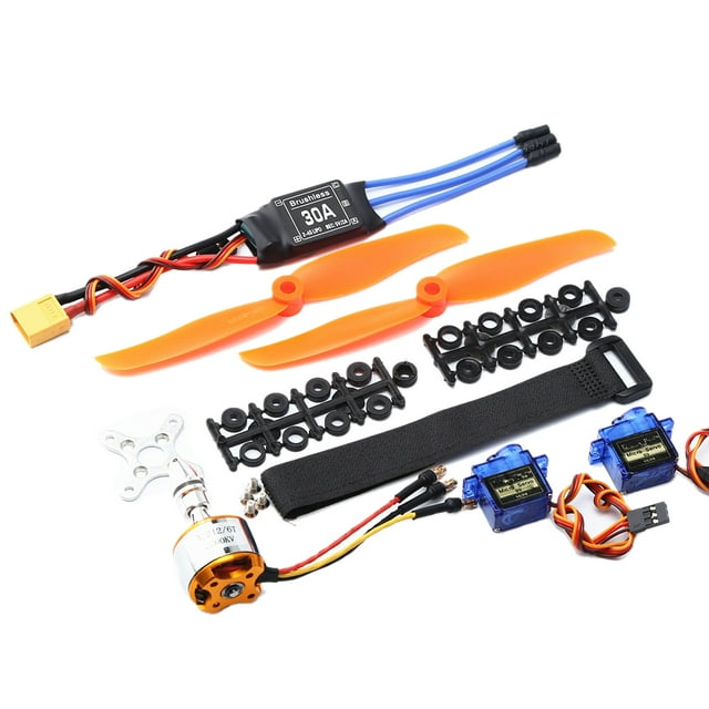 A2212 2200KV Brushless Motor 30A ESC XT60 Plug SG90 9G - 6035 Propeller for RC Fixed Wing Plane ...
