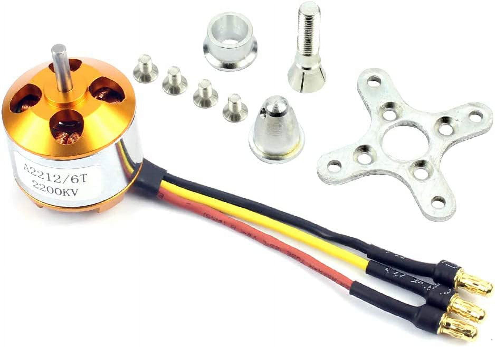 A2212 Brushless Outrunner Motor Mounts 6T for DIY RC Aircraft Plane ...