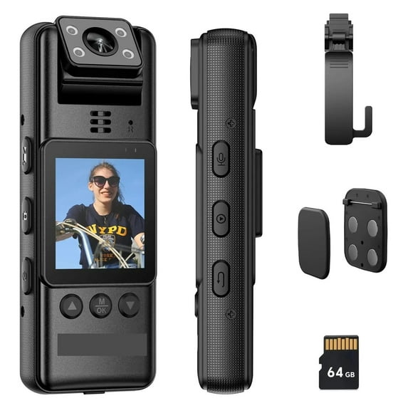 A23 Infrared Night Vision Mini Camera 1080P 180 Rotating Len Video ...