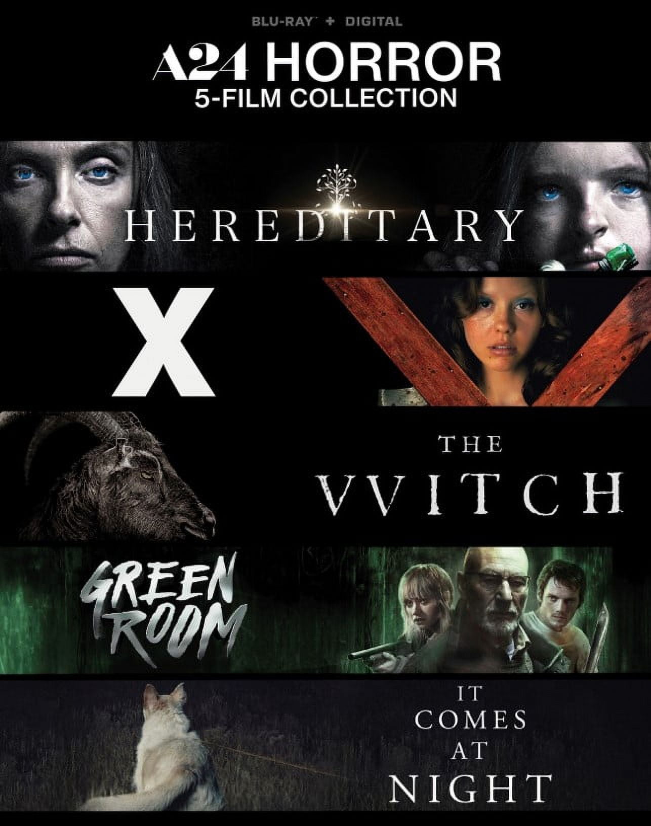 A24 super Horror 5 Film Blu Ray