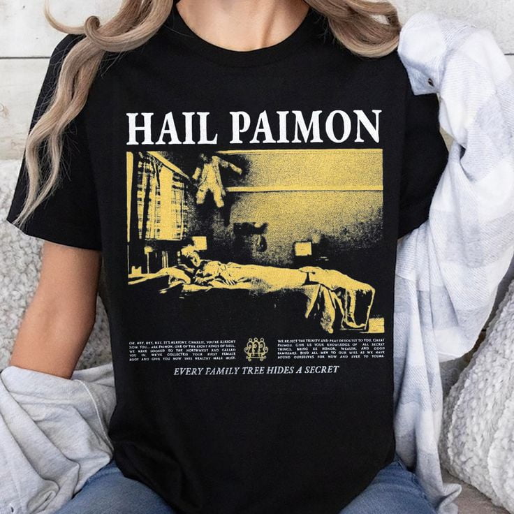 A24 Horror Tee, Paimon Cult Movie Shirt, Retro Horror Shirt, Men's And ...