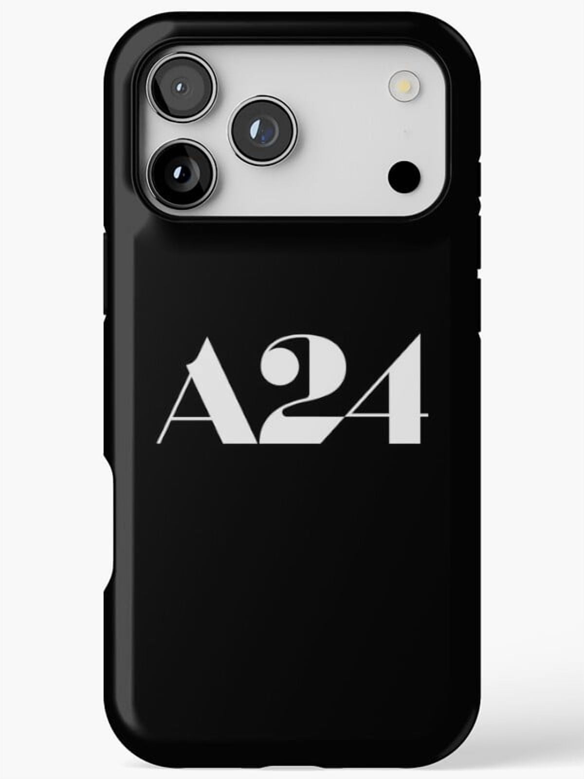 A24 White Logo H762, Case for iPhone 17 16 15 14 13 12 11 Pro Max ...