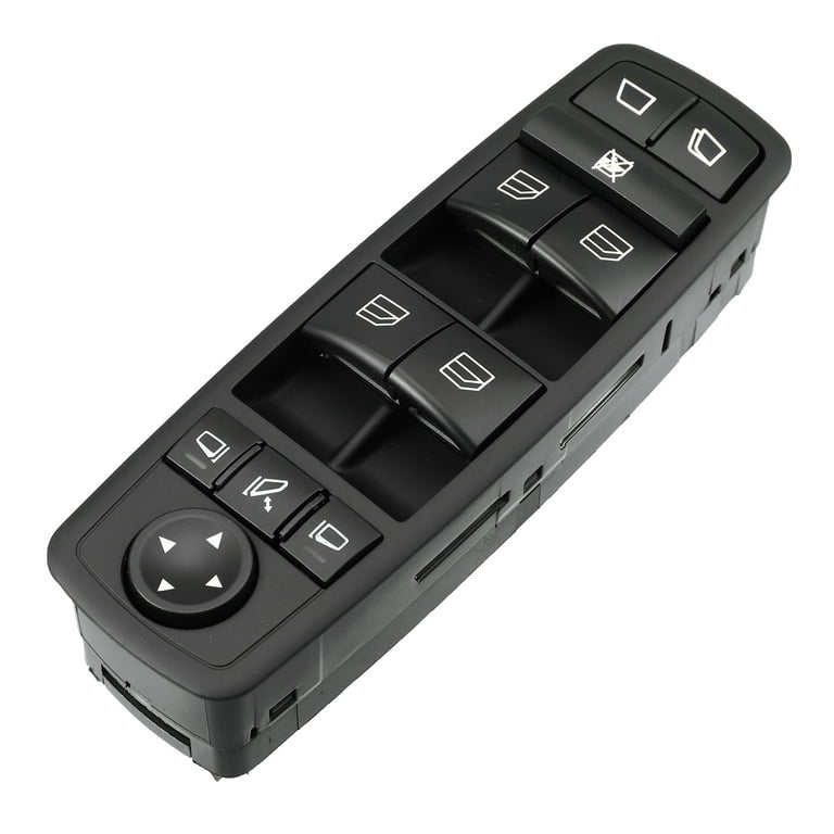 Unique Bargains A2518300390 Car Master Power Window Switch Front Driver Side Replace for Mercedes Benz R320 2007 2009 Black
