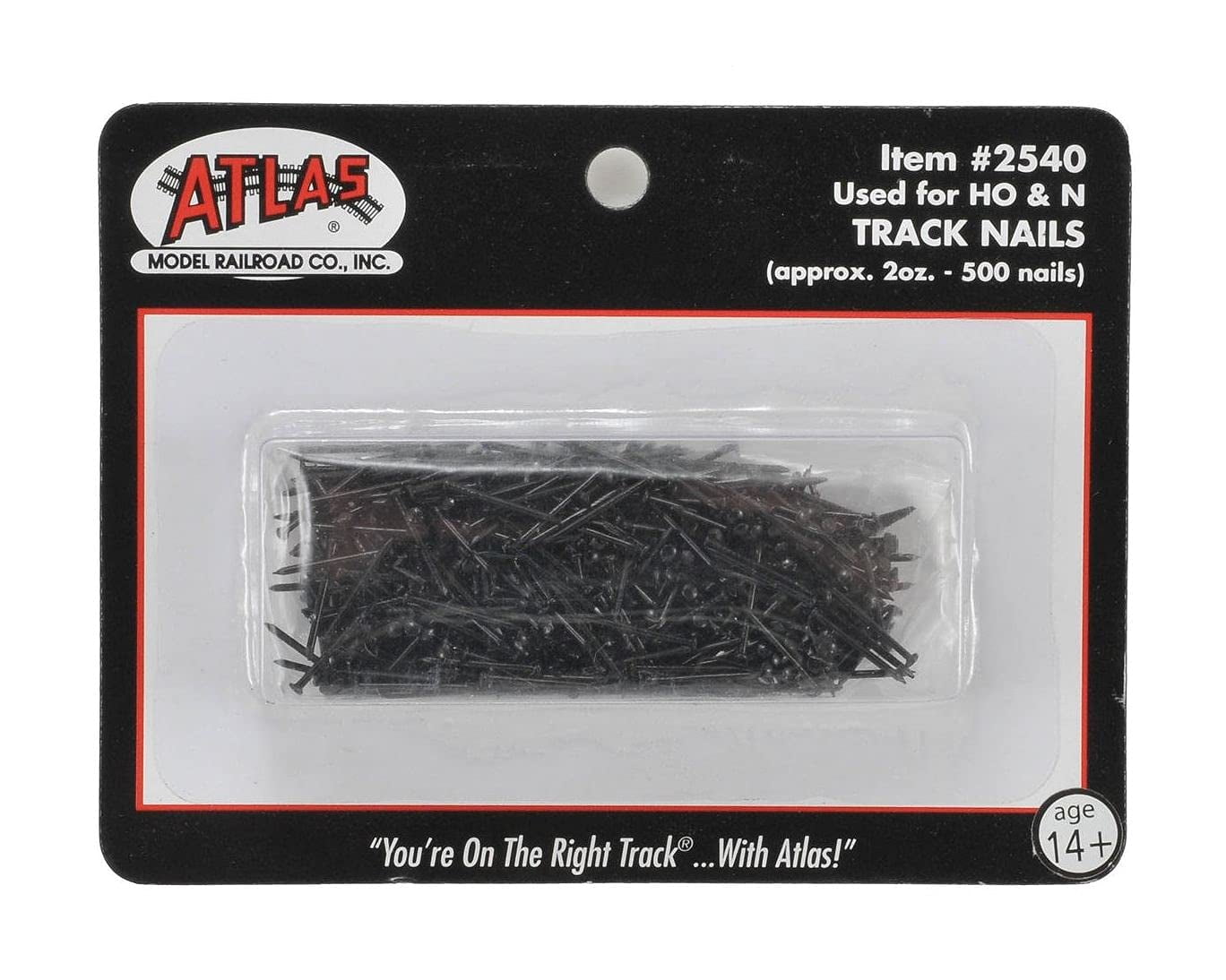 A2540 ATLAS2540 Railroad Ho/N Scale Track Nails (400) ATL2540 AT2540 ...