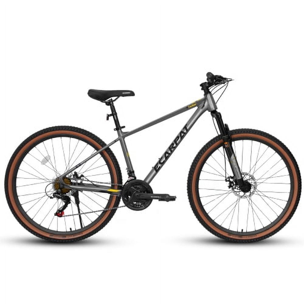 A27312 Ecarpat Mountain Bike 27 Inch Wheels, 21-Speed Mens Womens Trail ...