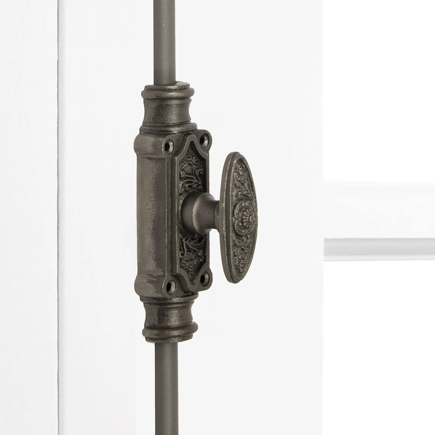 A29 Hardware 6 Feet Iron Cremone Bolt for Windows, Antique Iron Finish ...