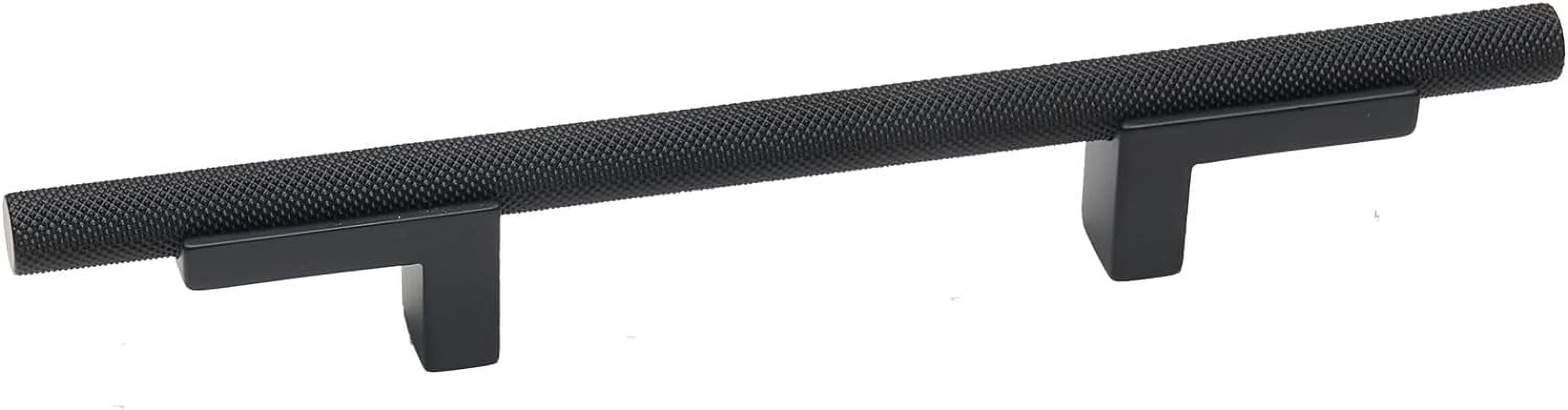 A2903-4 Vita 4" Center to Center Modern Knurled Bar Cabinet Pull with L ...