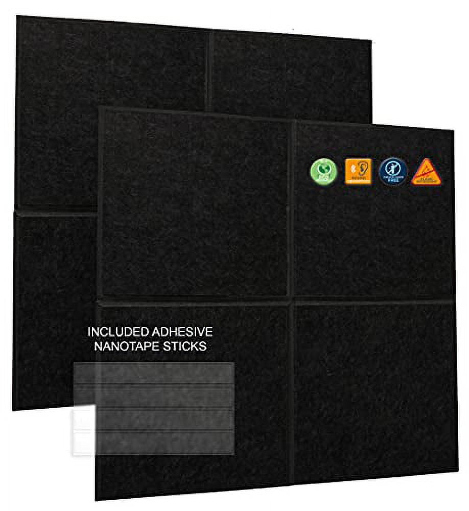 Sound Proof Sound Panels - 8 Pack 12" X 12" X 0.4" Acoustic Foam with ...