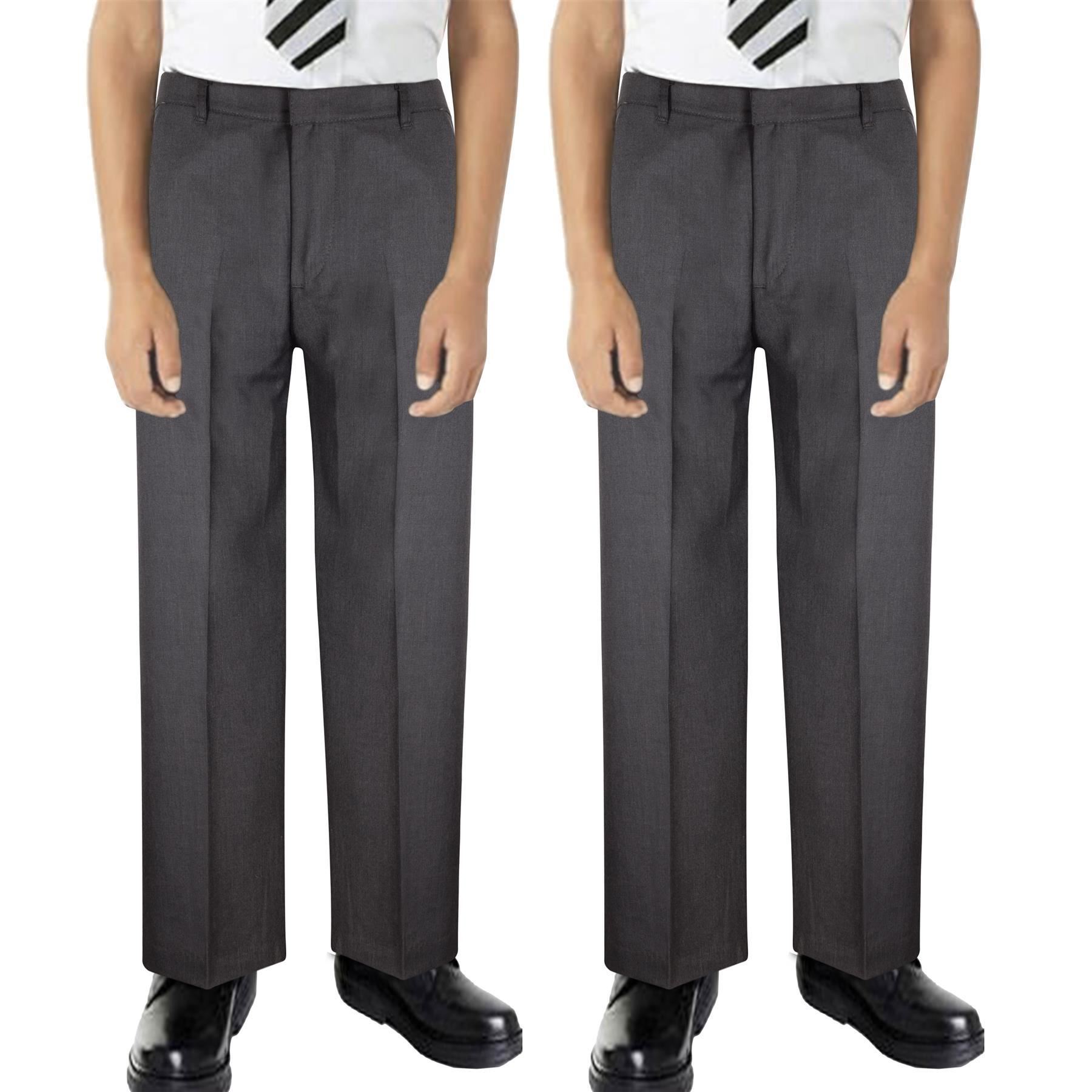 A2Z 4 Kids Boys Plain School Uniform Pants Pull Up - Boys UF Pant 781 ...