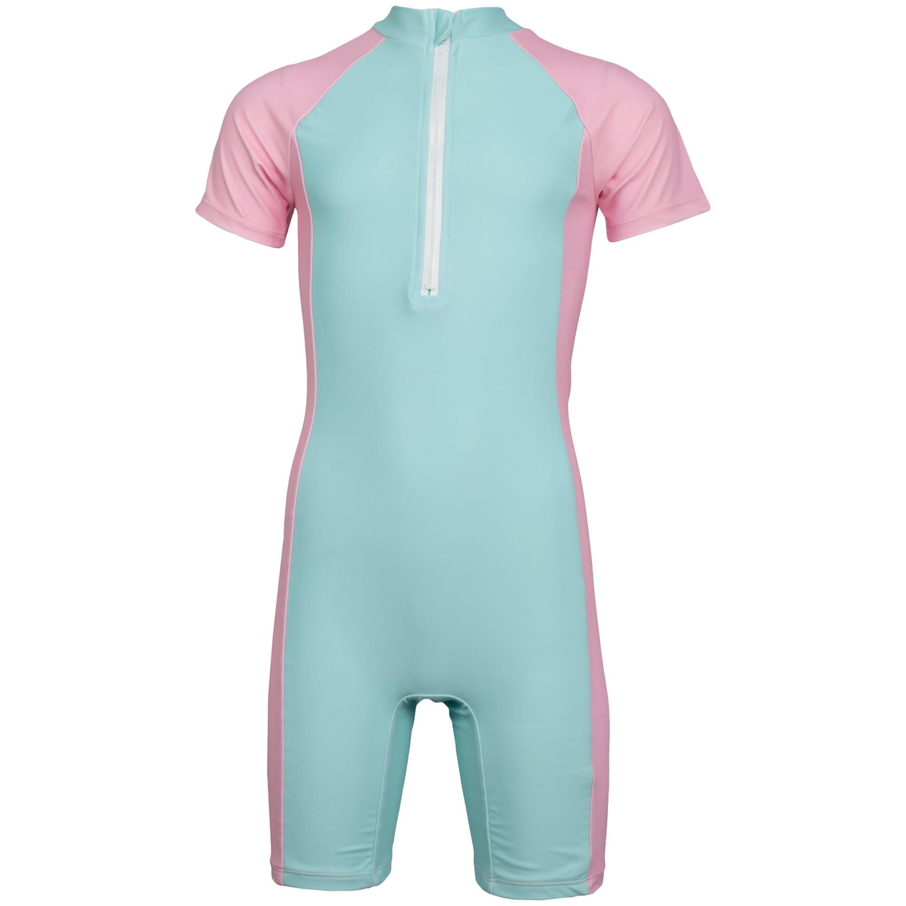 A2Z 4 Kids Girls All in One Wetsuit Swimsuit Surfing Costume - SW Wetsuit 868 Aqua 2-3 - Walmart.com