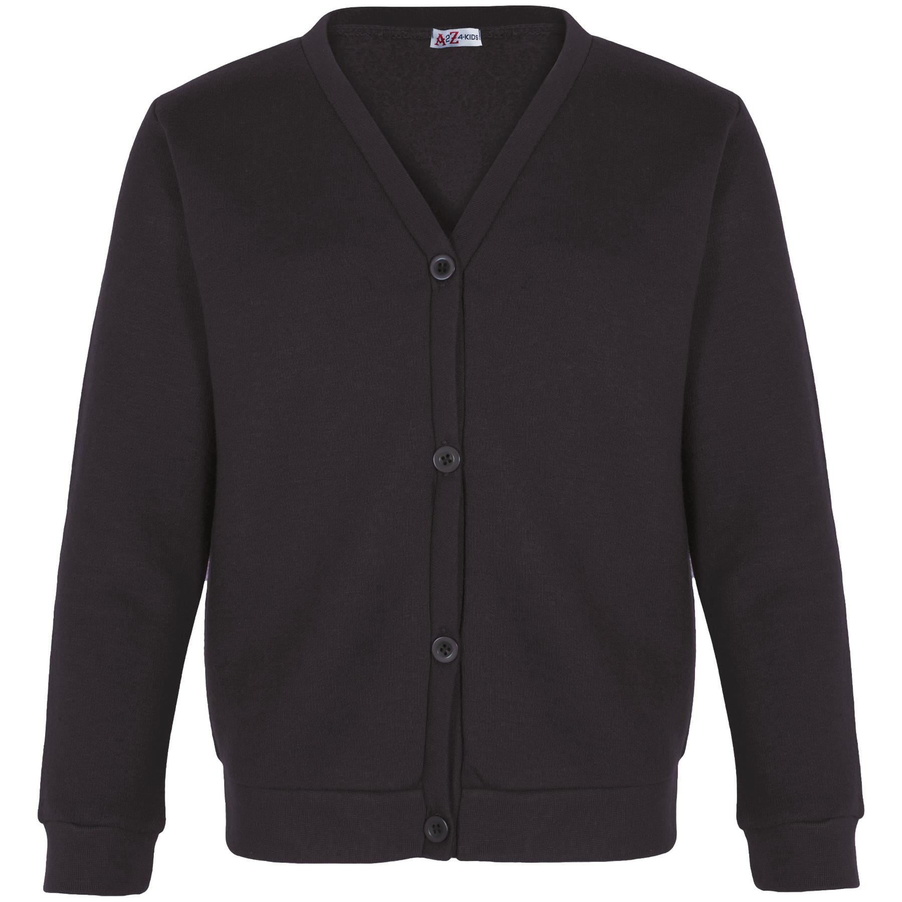 A2Z 4 Kids Girls Club Scouts School Uniform - UF Cardigan Black 9-10 - Walmart.com