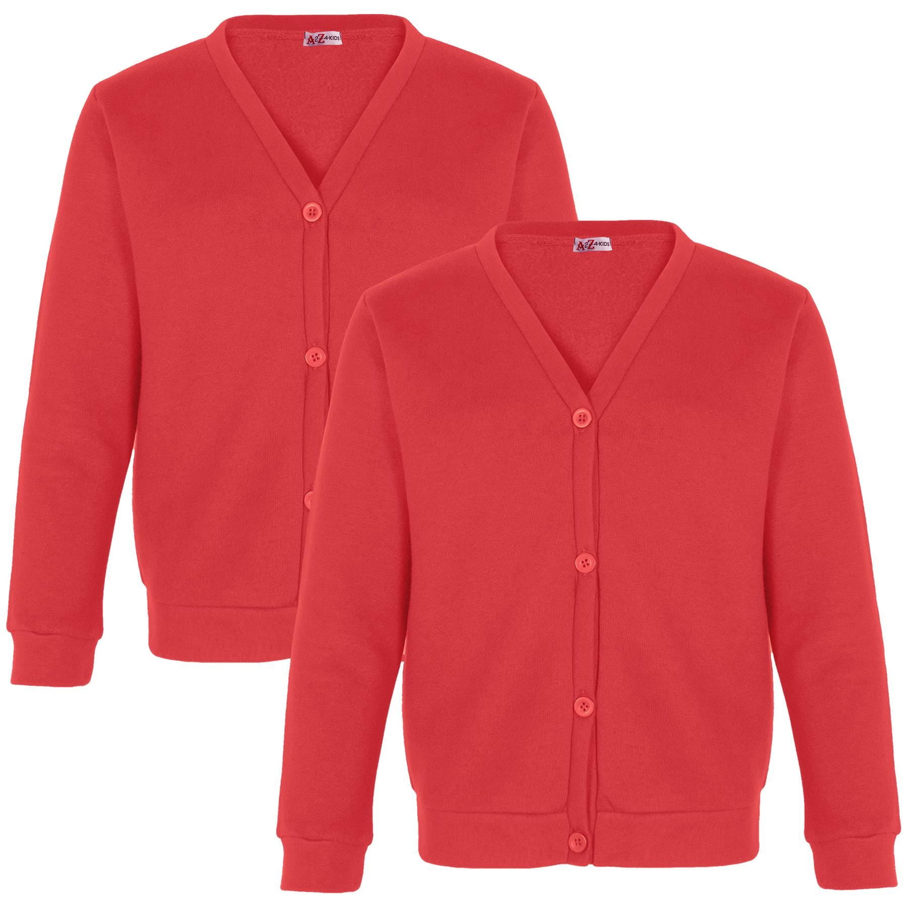 A2Z 4 Kids Girls Club Scouts School Uniform - UF Cardigan Red 2 Pack 9-10 - Walmart.com