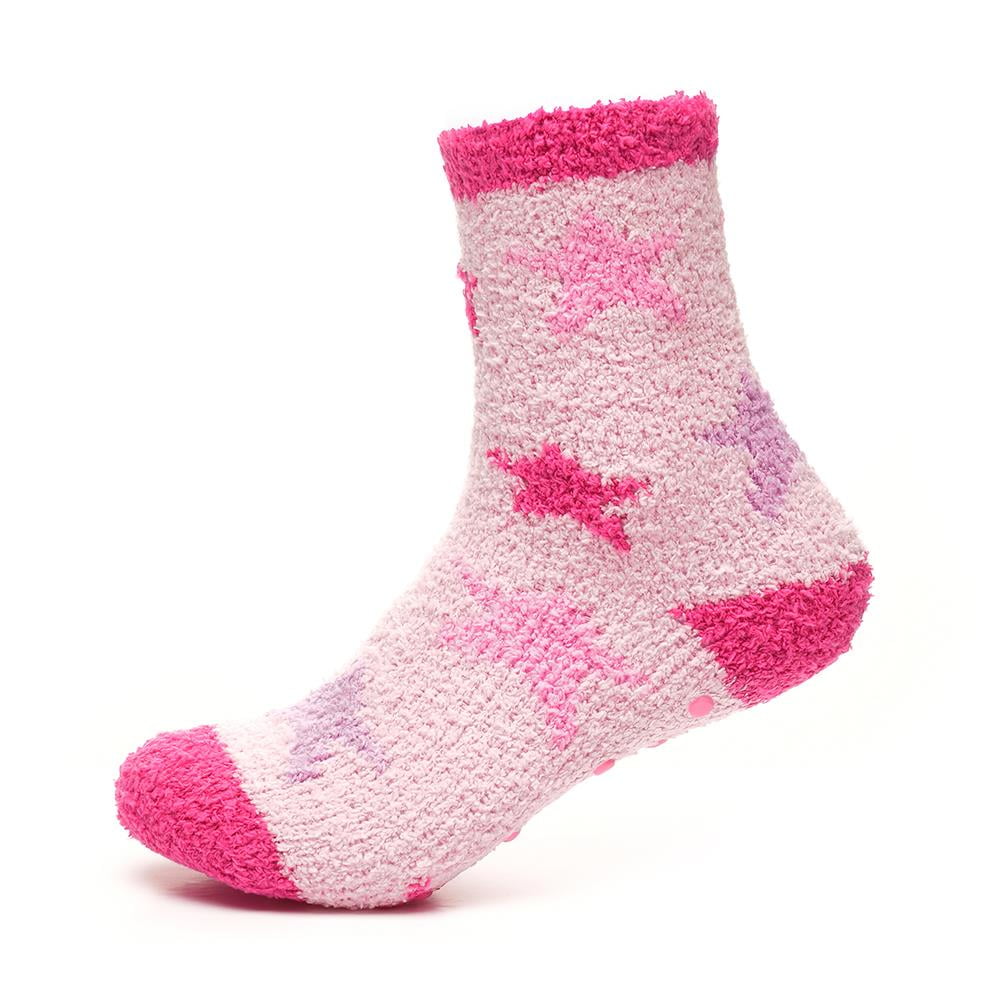 A2Z 4 Kids Super Soft Fluffy Girls Cosy Socks with Non Slip Gripper ...