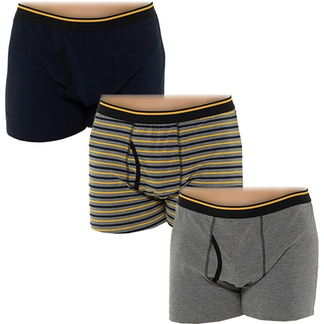 A2Z Mens Keyhole Trunks Shorts Underwear Pack Of 3 Knickers - Mens ...