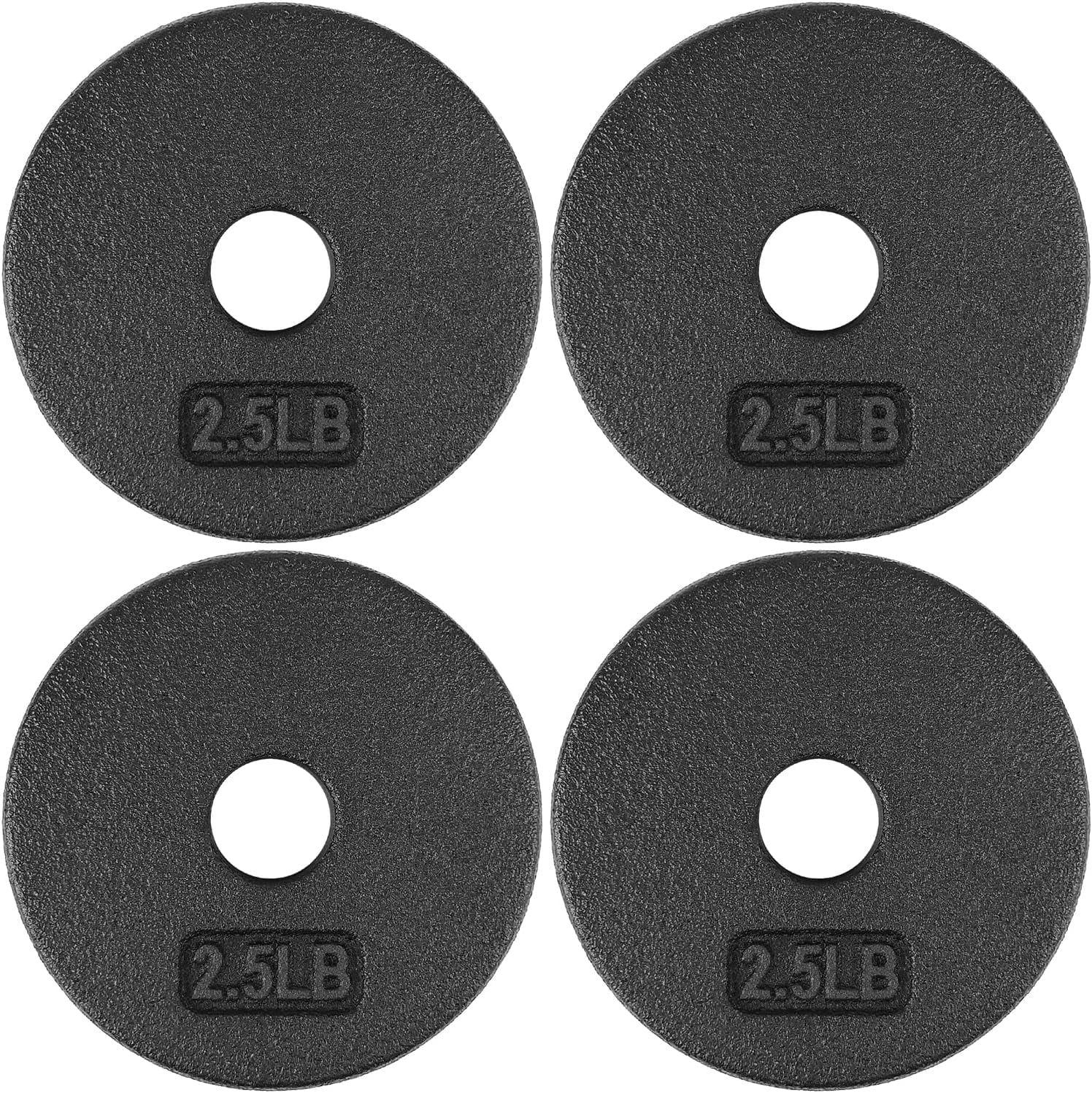 A2ZCARE 1-Inch Standard Weight Plates - Cast Iron Dumbbell Plates ...