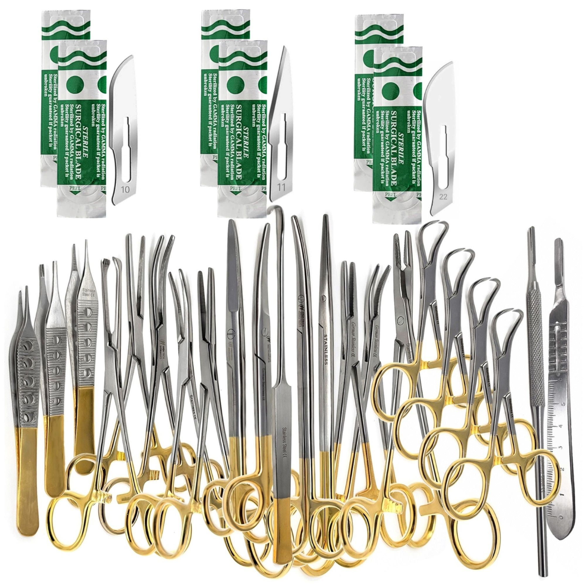 A2ZSCILAB - German Gold Handle General Spay Pack 82 Pcs Instruments ...