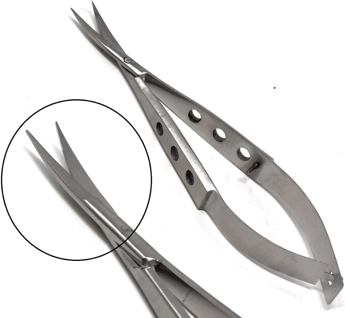 A2ZSCILAB - Micro Beading Scissors Curved Made Stainless Steel Length 4 ...
