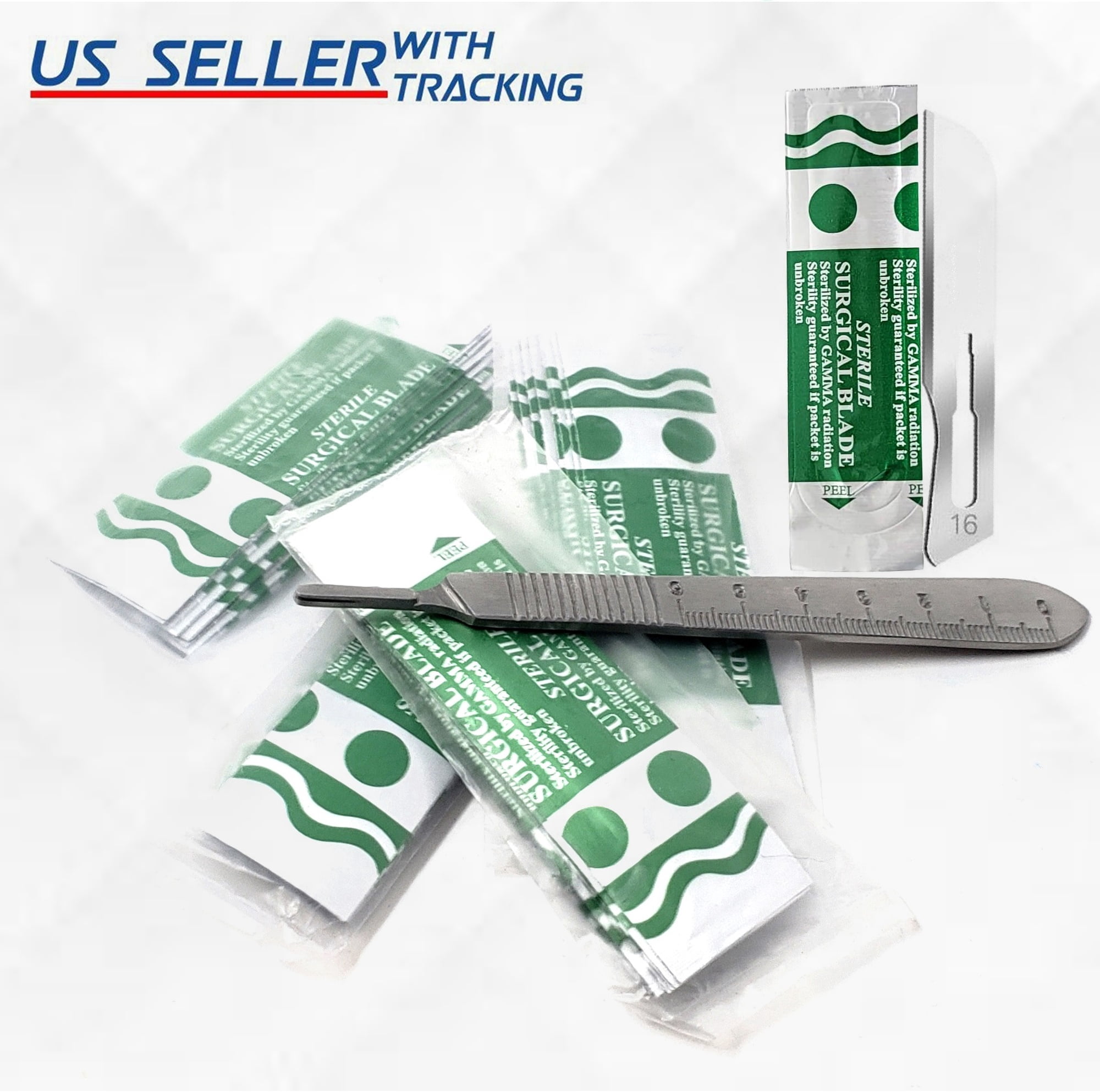A2ZSCILAB Precision Craft Knife Scalpel Handle No 3 Set with ...