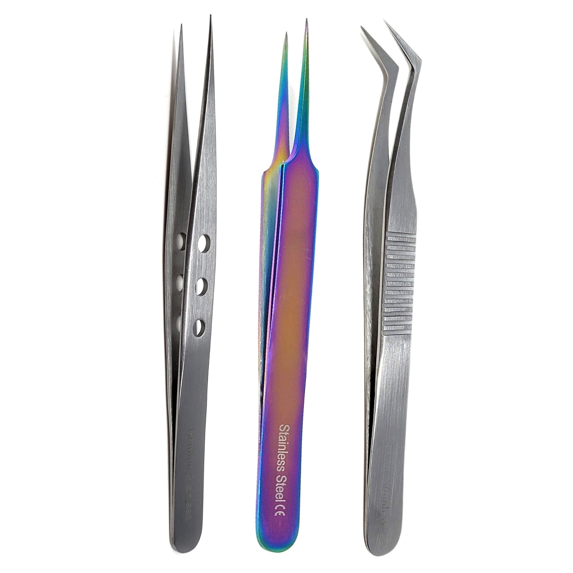 A2ZSCILAB Professional Sharp Tweezers Pointed Tip | Stainless Steel ...