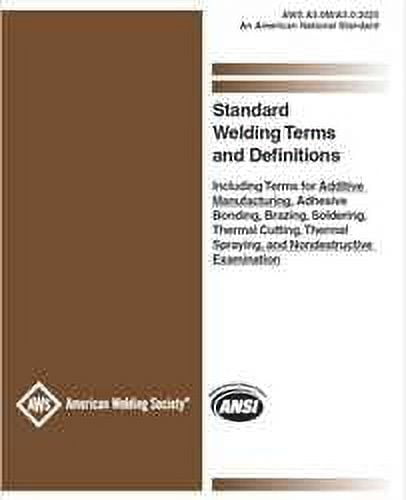 A3.0M/A3.0:2025 STANDARD WELDING TERMS AND DEFINITIONS - Walmart.com
