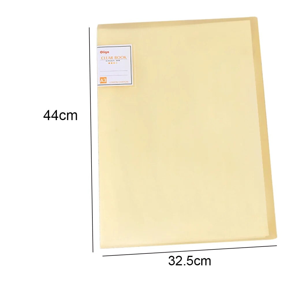 A3 30 Pages Diamond Folder Painting Paper Organizer Display Storage ...