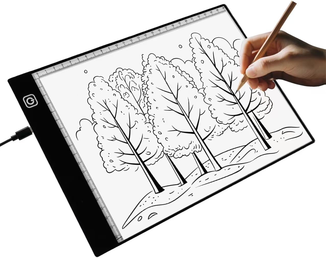 A3 A4 A5 LED Light Box for Tracing and Drawing - Ultra Thin Adjustable ...