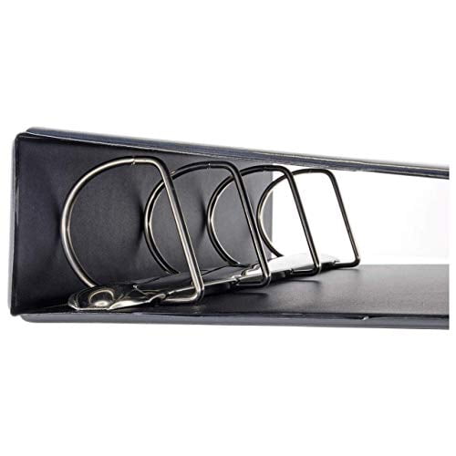 A3 Binder Vinyl Panel with Pockets Featuring a 2" Angle-D Ring Black ...