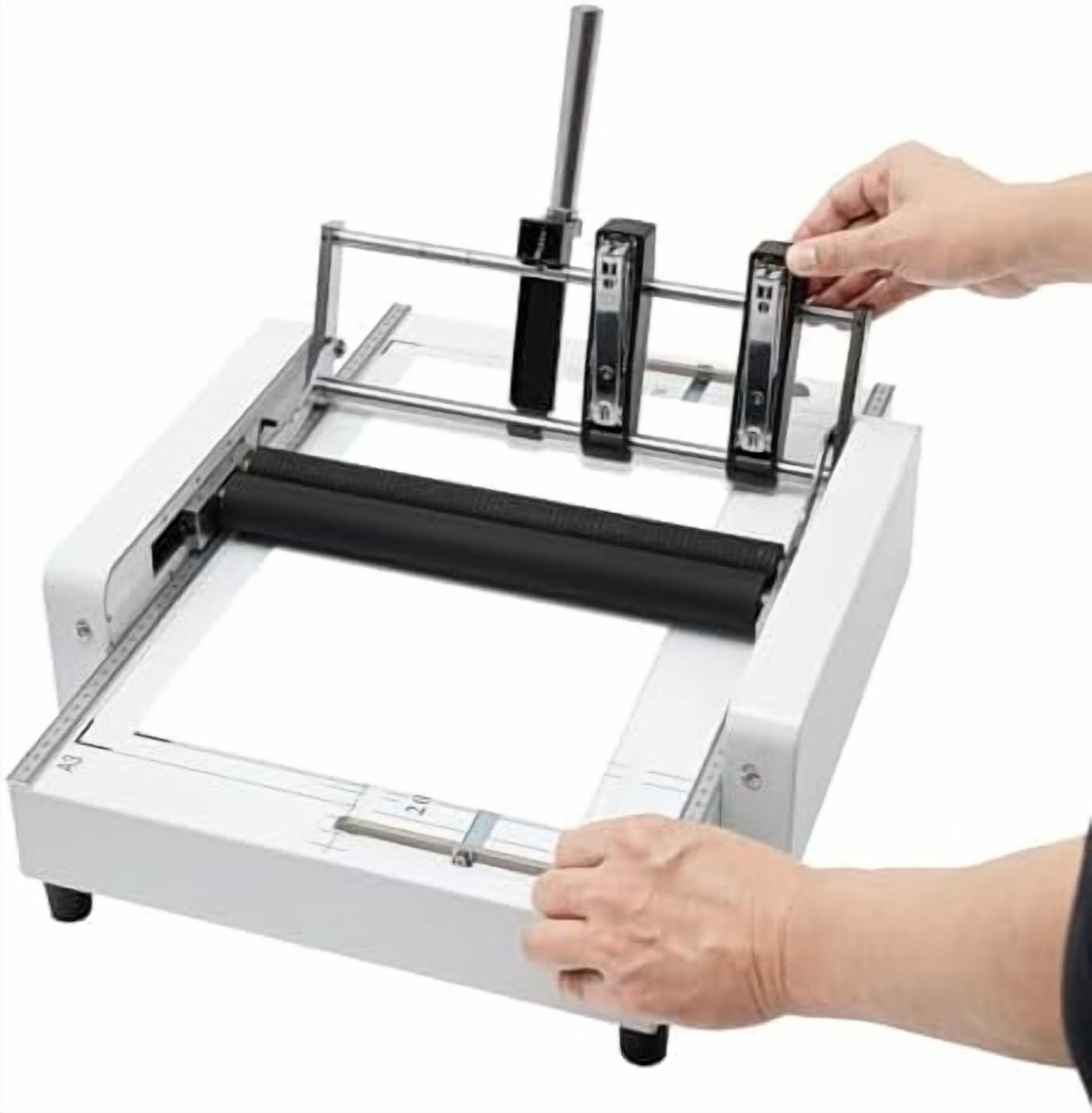 A3 Booklet Folding Binding Machine, MAX 11.7"×16.5" Paper Folder ...