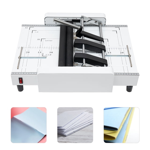 A3 Booklet Folding Binding Machine Paper Stapling Making Book Stapler ...