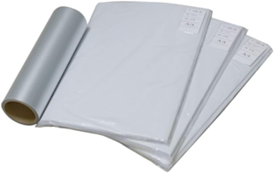 A3 DTF Film for UV DTF Printing Film (A) and Transfer Film (B) Crystal Label Film 200 Sheets ...