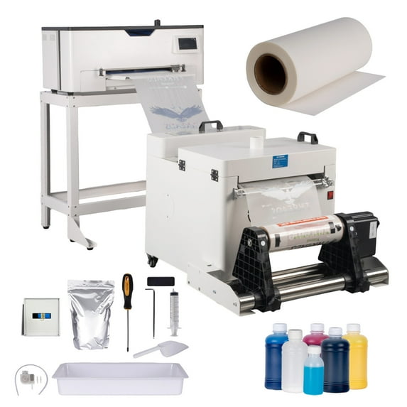 A3 DTF Printer with Auto Powder Shaking Heating Machine and XP600 Printhead for Professional ...