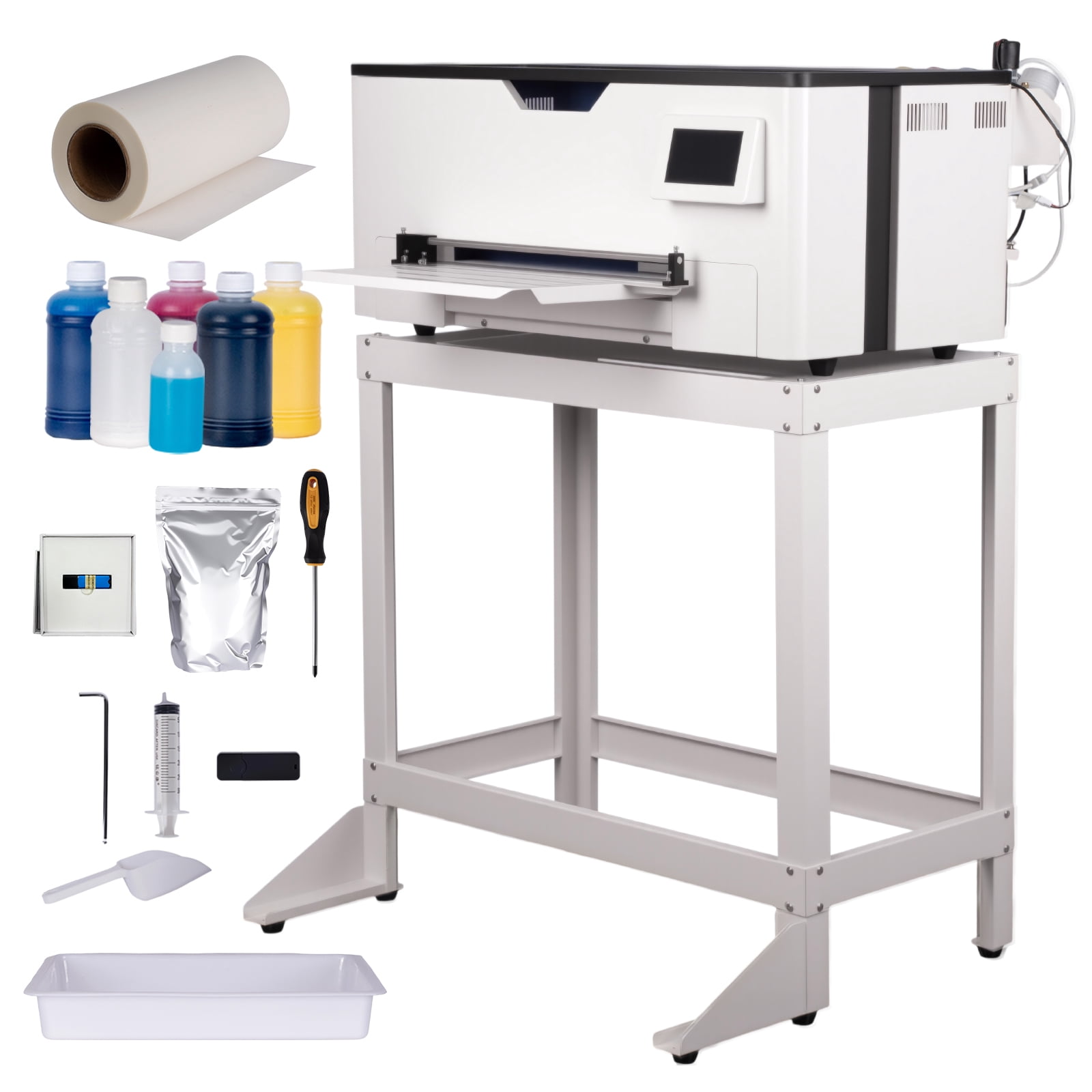 A3 DTF Transfer Printing Machine and Stand, 2480 in2/h XP600 Printhead ...