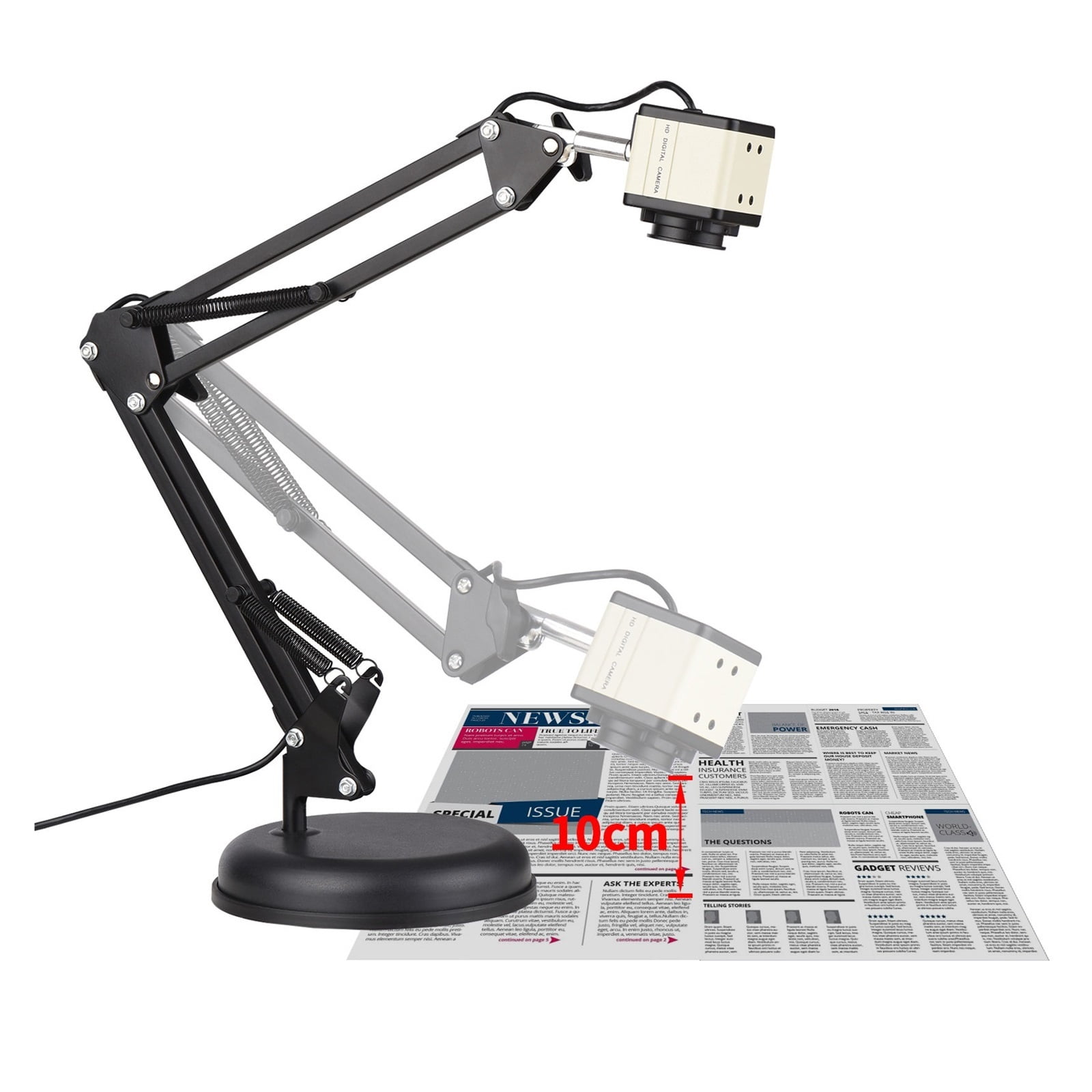 A3 Document Scanner Camera & Webcam With Auto-, 8MP Webcam For Teacher ...