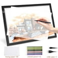 tomight A3 LED Light Pad, 3-Level Brightness, Tracing, Calligraphy ...