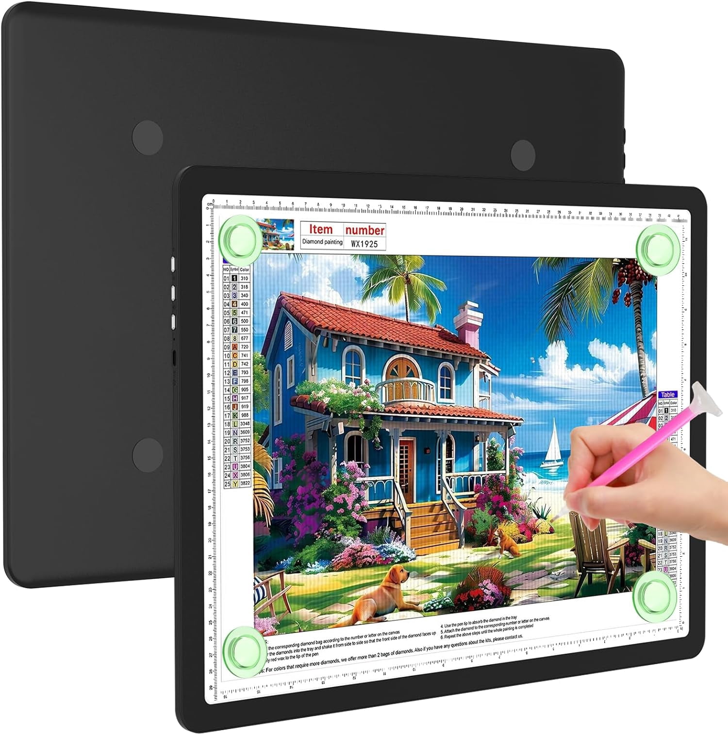 A3 Light Board for Painting, -Thin Tracing Light Box with Side Buttons ...