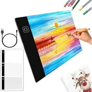 A4 Tracing Light Box, Ultra-Thin Portable Light Pad with Adjustable ...
