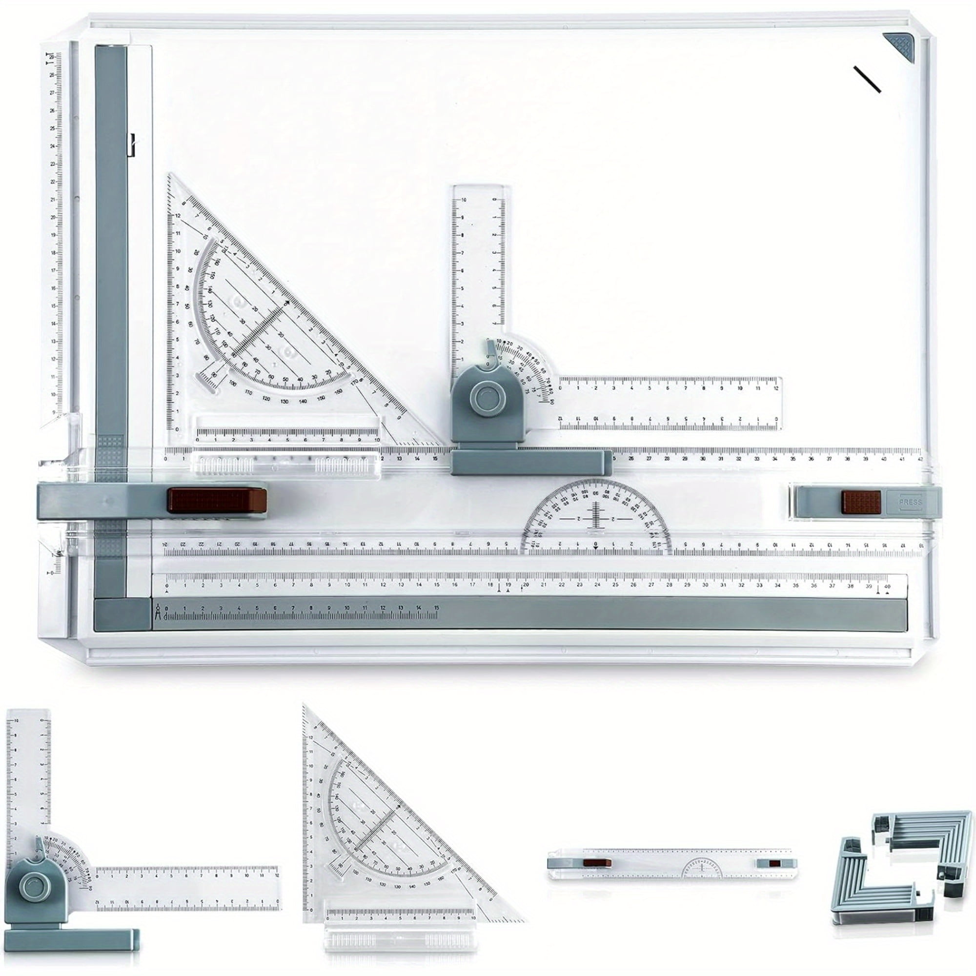 A3 Portable Drawing Board with Parallel Motion and Adjustable Angle ...