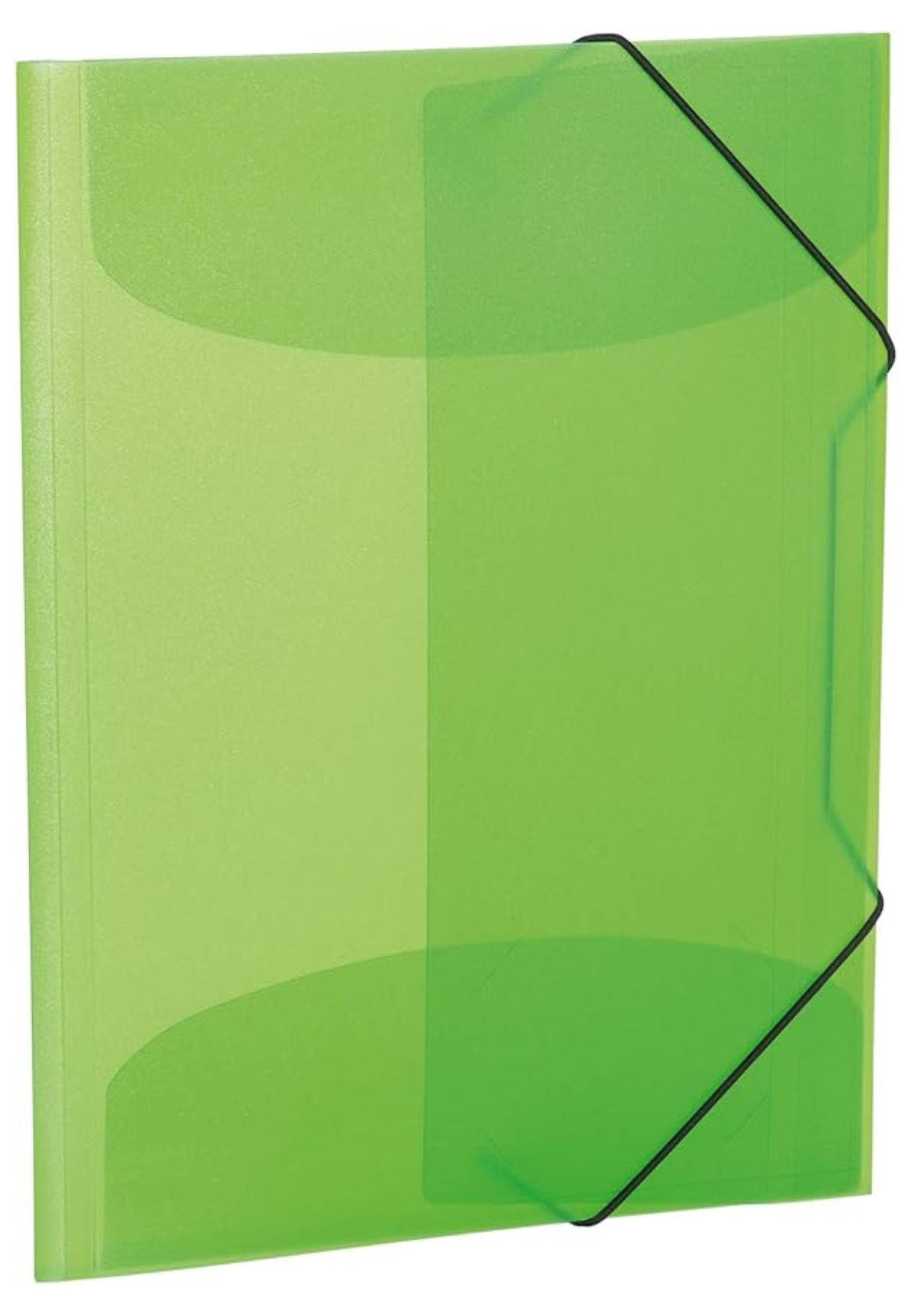 A3 Portfolio Folder Light Green - Durable Plastic, Washable, Elastic ...