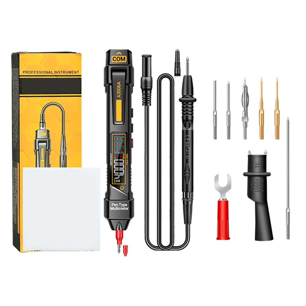 A3006A Digital Multimeter 4000 Count AC/DC Voltage Tester Multi ...
