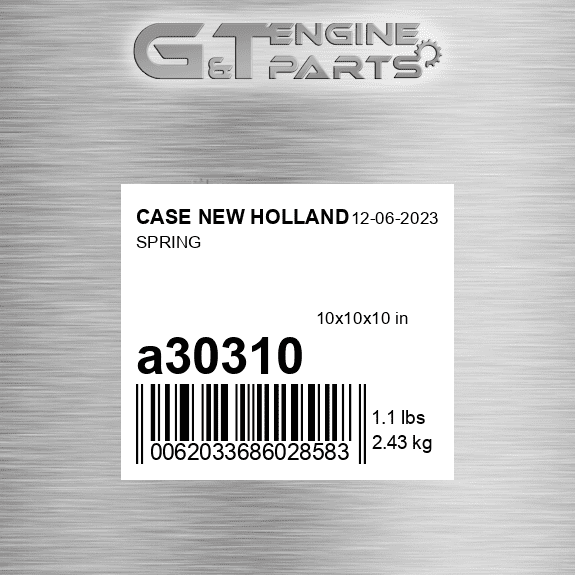 A30310 SPRING fits CASE NEW HOLLAND (New OEM) - Walmart.com