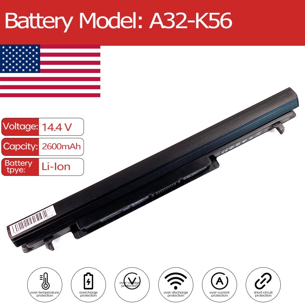 A32-K56 Laptop Battery for Asus R505CB-XO004H 505CM-XX189P P56CB-XO193G ...