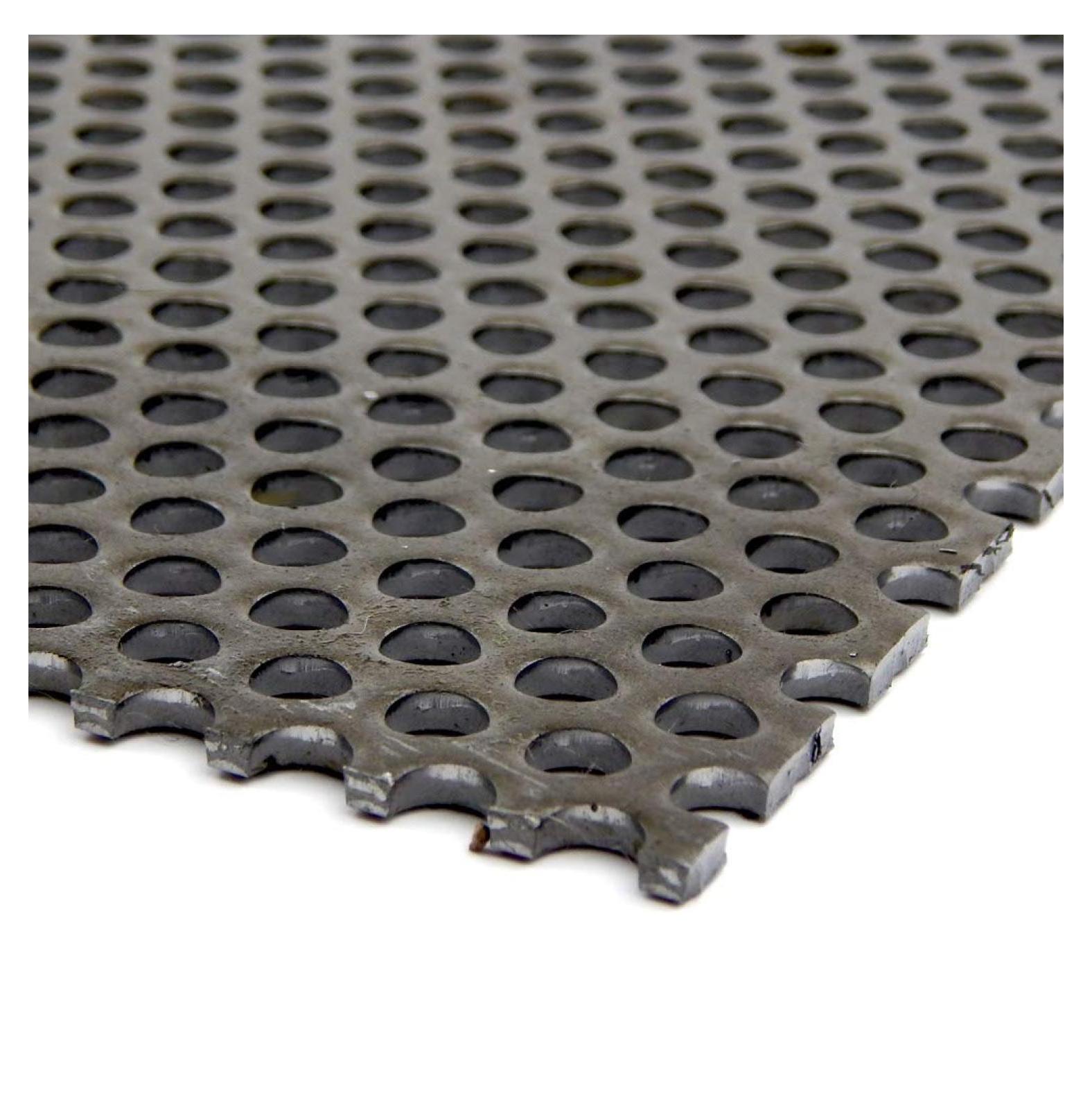 A36 Carbon Steel Perforated Sheet, Unpolished (Mill) Finish, Hot Rolled ...