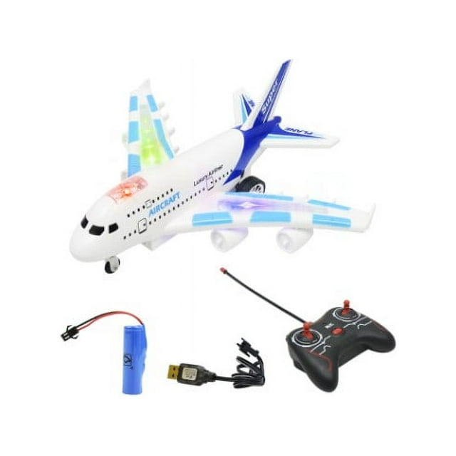 A380 Airbus Toys RC Airplane with Music Lights Large Electric-Remote ...