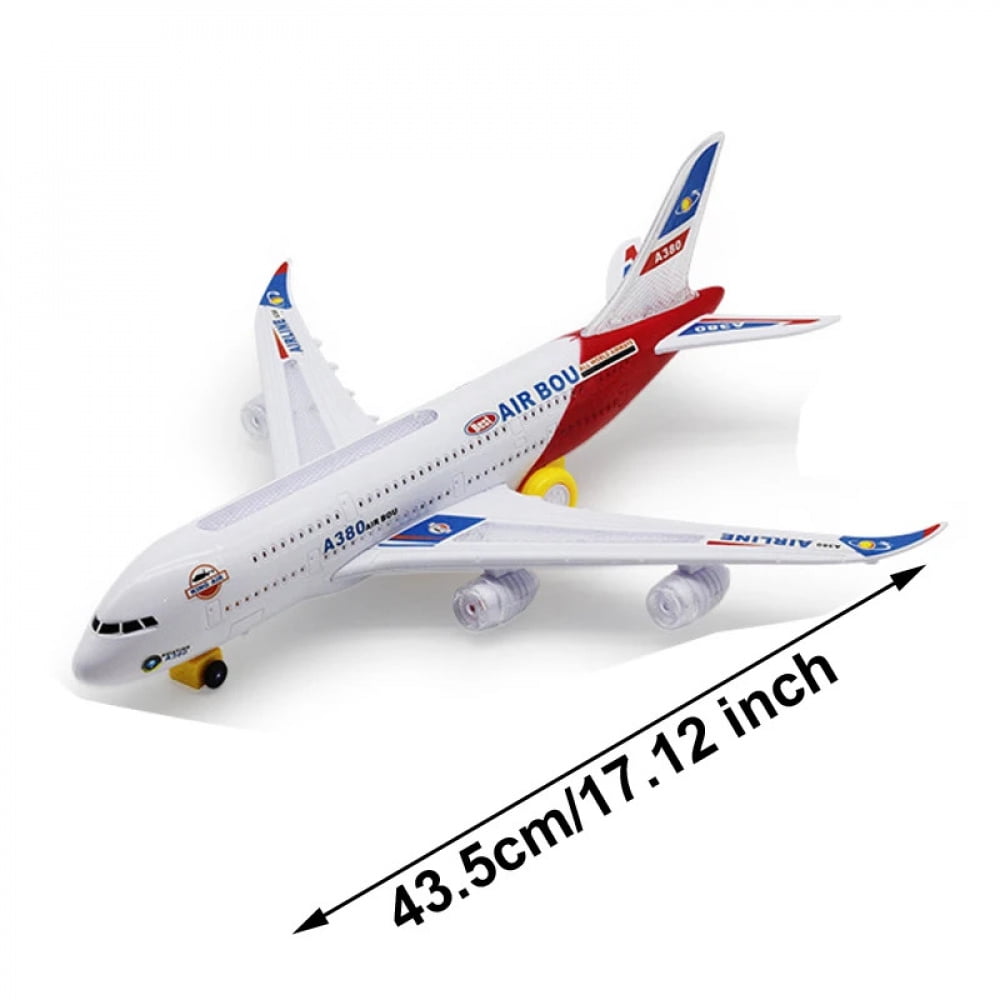 A380 Aircraft Large Long Electric Model Airplane Toy with Sound and ...