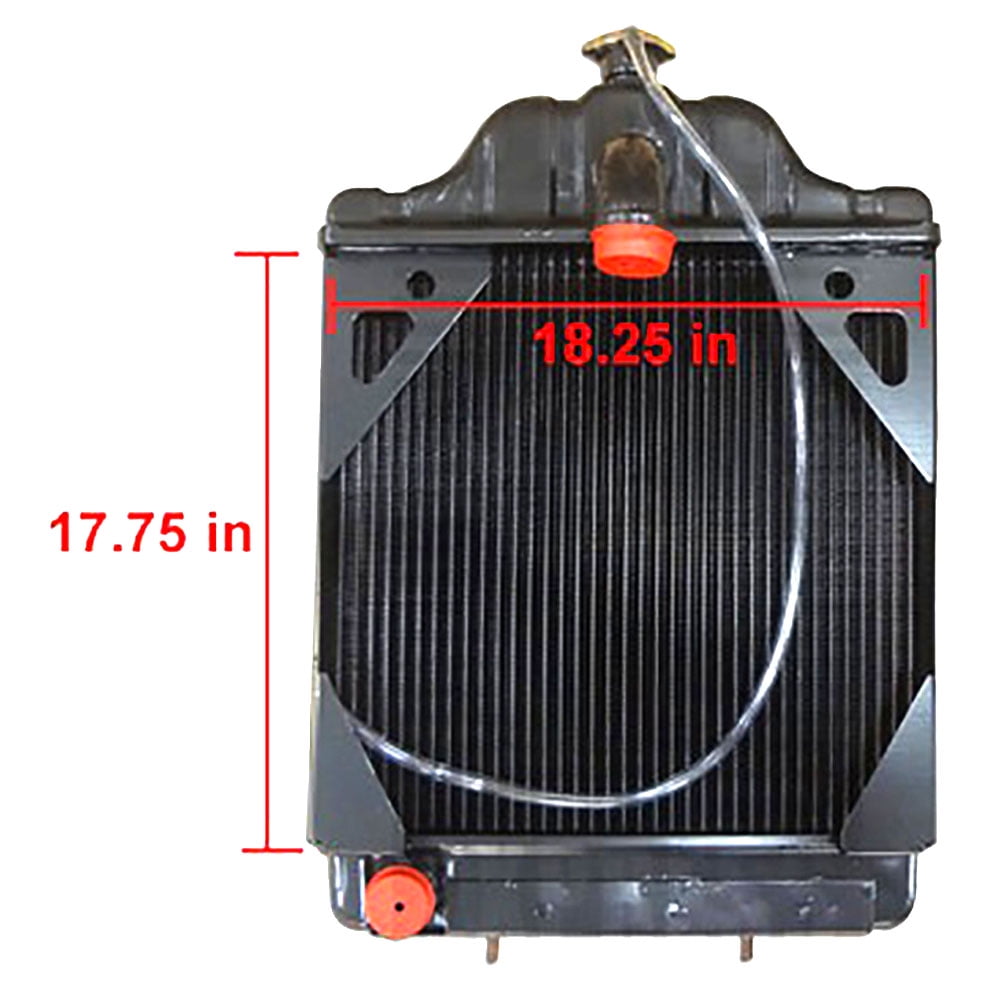 A39345 New Radiator Fits Case-IH Backhoe Models 570 530CK 580CK 580B ...