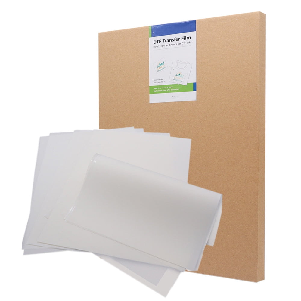 A4 100 Sheets 8.27" x 11.7" Direct to Film PET DTF Transfer Film Hot ...