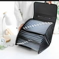 A4 13-Pocket Expanding Accordion File Folder with Handle & Secure ...